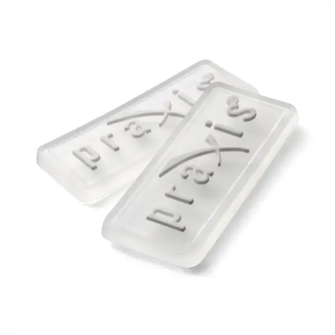 Silicone labels - Possible to make as stickers - high quality